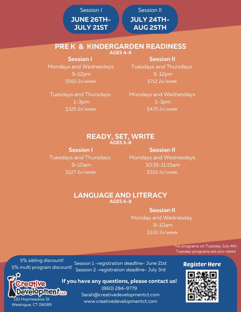 Programs/Events – Creative Development, LLC